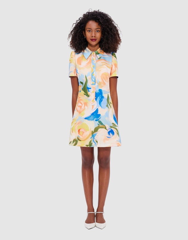 Leo Lin Brooke Mini Dress - Bouquet Print. – The Luxe Closet Australia