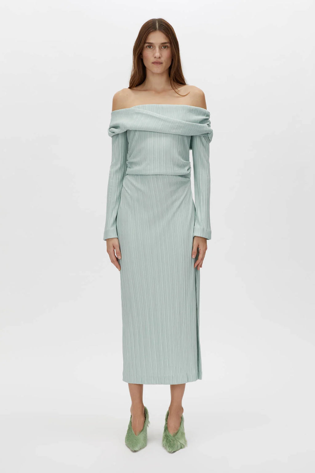 Shaw Dress - Dusty Mint – The Luxe Closet Australia