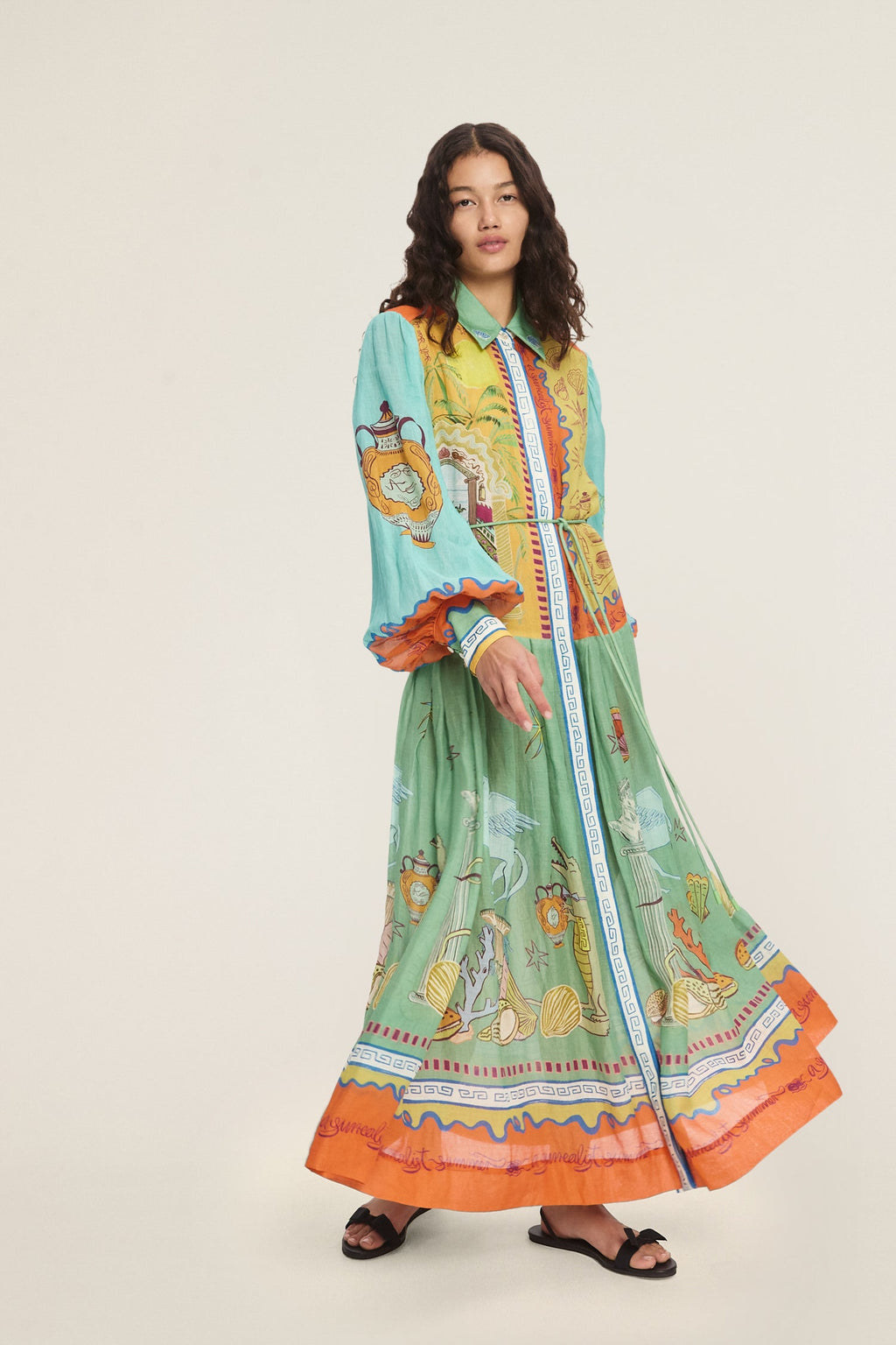 Surrealist Summer Ramie Shirtdress – The Luxe Closet Australia